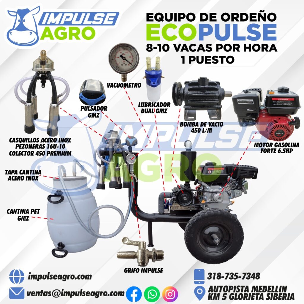 1 Equipos Ordeño Portátiles | Impulse Agro