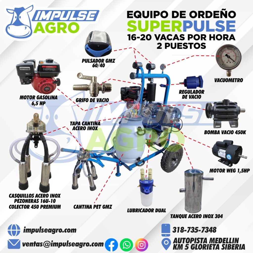 1 Equipos Ordeño Portátiles | Impulse Agro